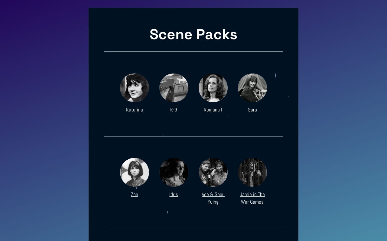 Scene Packs